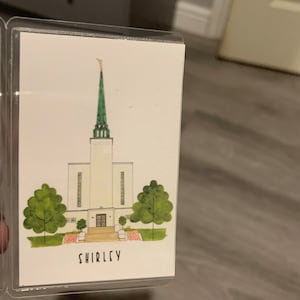 Custom LDS Temple Recommend Holder - Etsy