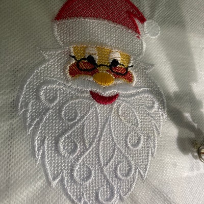 FSL Santa Ornament 2 Sizes. Christmas Embroidery Designs. Instant ...