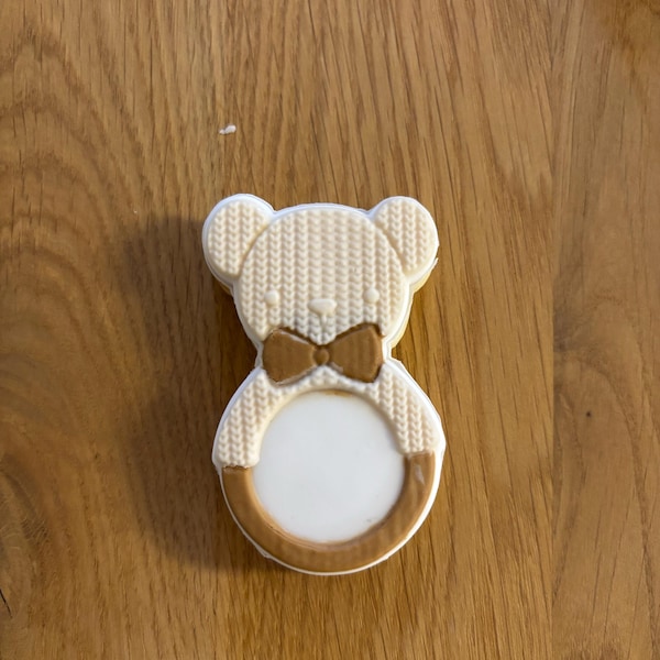 Bearly Rattan Toy We Can Bearly Wait Lettering Embosser Stamp and ...