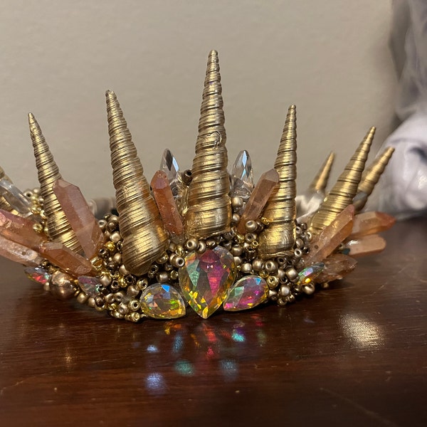 Seashell Atlantis Tiara Tourqoise Magic - Etsy