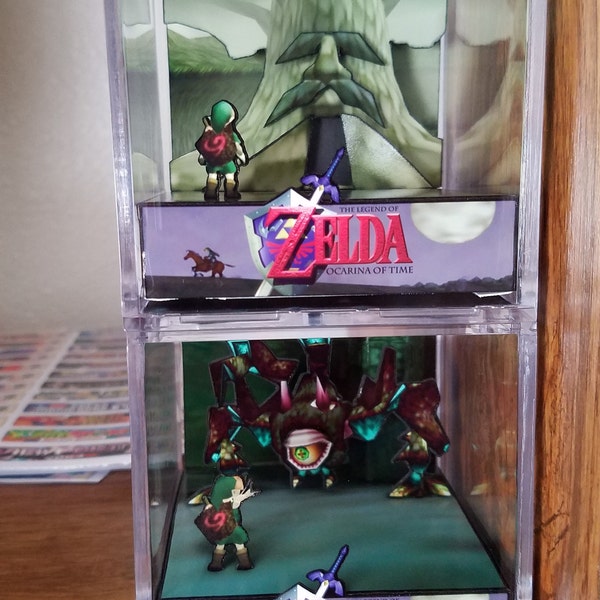 TWO CUBES! Legend of Zelda: Ocarina of Time Diorama Cube - Queen Gohma ...