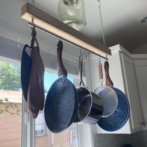 Baltic Birch Plywood_slim James Hanging Pot Rack And/or Plant Hanger - Etsy