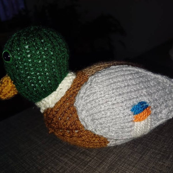 Beneduck Cumberquack Mallard Duck Knitting Pattern - Great Gift for ...
