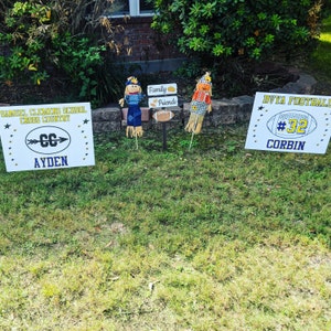 Custom Football Yard Sign 18x 24 With H Stake Please Message for Bulk ...