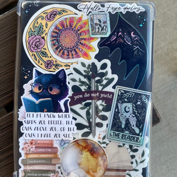 Open Magical Books Waterproof Sticker | Bookish Kindle and Water Bottle Sticker | Book Lover ...