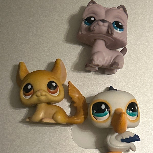 Hasbro Littlest Pet Shop Mommy/ Daddy and Baby Bunny Rabbit With ...