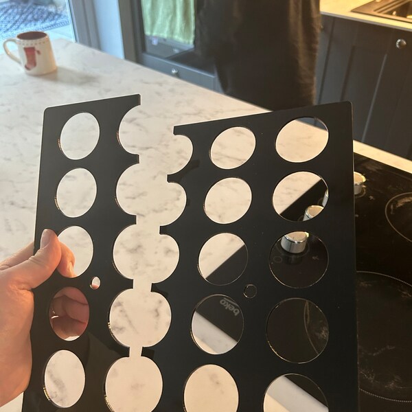 Golf Ball Display - Wall Mounted - Signed - Hole in 1 - Black Acrylic ...