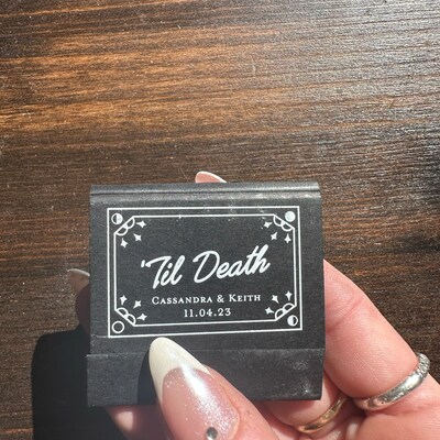 Personalized Perfect Match With Leaves Wedding Matchbook - Etsy