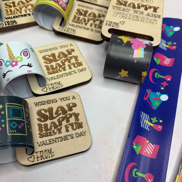 Slap Bracelet Valentine's Day SVG - Laser Ready Valentine - Wood ...