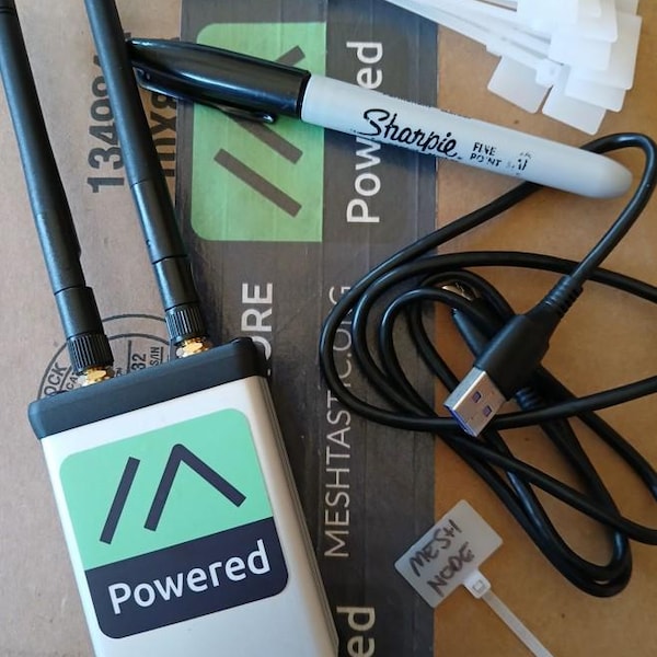 Waterproof off Grid Lora Communications Meshtastic Mesh Network Router ...