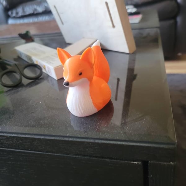 Fox Duck- 3D Printed Figurine - Ducking Gift - Collectibles - Cruises ...