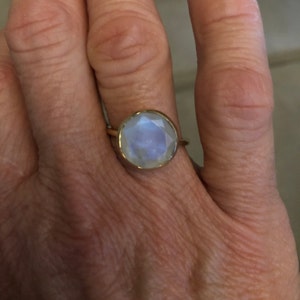 Aqua Marine Quartz Ring Sterling Silver Ring Handmade Ring | Etsy