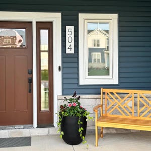 Vertical & Horizontal House Number Easy to Install House Sign House ...