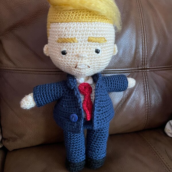 CROCHET PATTERN: Amigurumi-trump Doll - Etsy