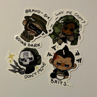 Call of Duty Phillip Graves/kate Laswell/nikolai Chibi Waterproof ...