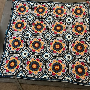 Magic Circles Scarf Pattern by Jane Crowfoot - Etsy