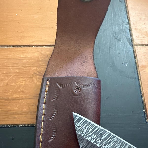 Handmade Damascus Steel Roman Spatha Sword: Rosewood Handle, Leather ...