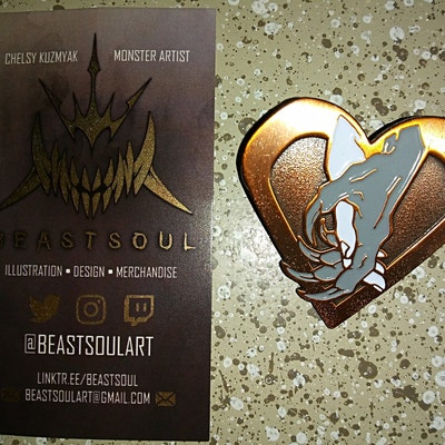 Monster Lover V2 Enamel Pin - Etsy