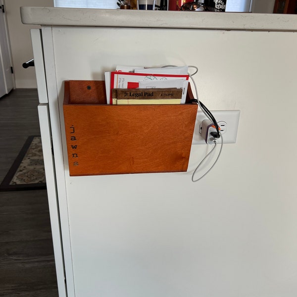 Handmade Modern Mail Holder - Wall Mounted - in Color OF YOUR CHOICE ...