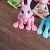 Bunny Rabbit Articulated With Fun Eyes Easter Toy Decoration (small ...