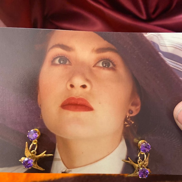 TITANIC Rose Inspired Deck Dress Necklace Pendant - Etsy