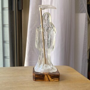 7 Inch Multicolored Santa Muerte/holy Death Lamp With Removable Base - Etsy