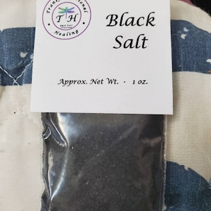 Ritual Black Salt for Protection Remove Jinxes, Repel Evil, Hoodoo ...