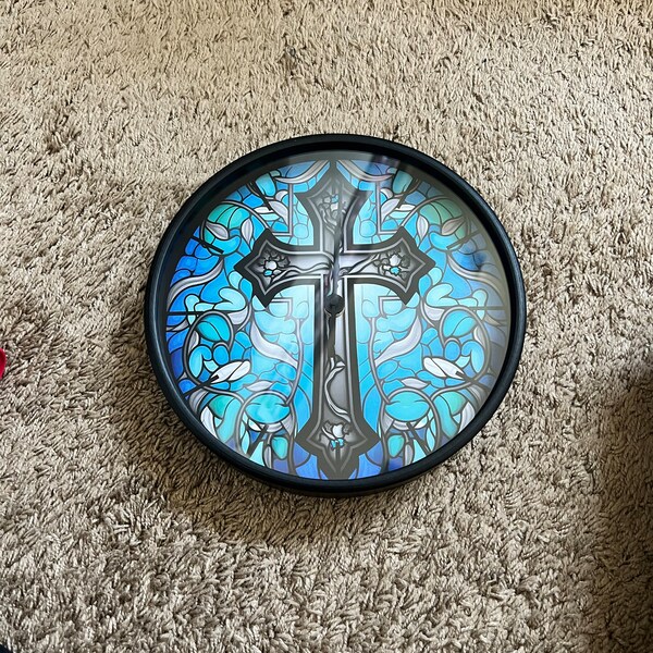 Rose Sticker, Rose Stained Glass Window Sticker, Flowers Sticker, Roses ...