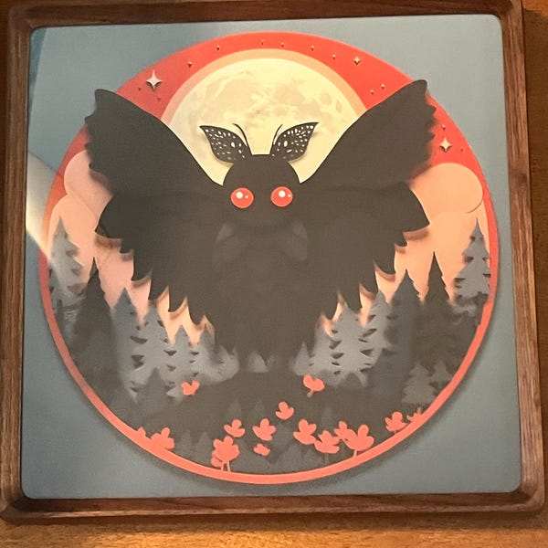 Fresno Nightcrawler Cute Cryptid Sticker - Vinyl Digital Papercut Art ...