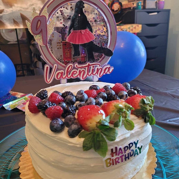 Godzilla Tutu Cake Topper - Etsy