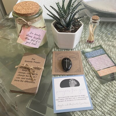 Thinking of You Care Package Care Package for Her Live Succulent Soy ...