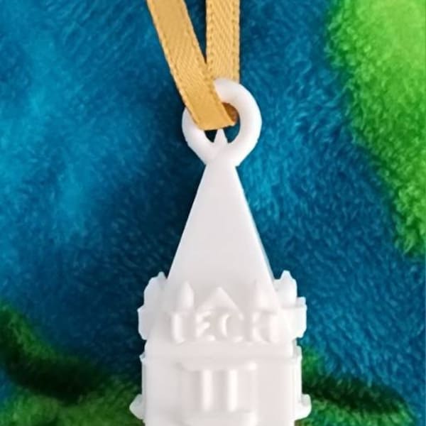 Georgia Tech Ornament, Tech Tower Georgia Tech Gift, Georgia Tech ...