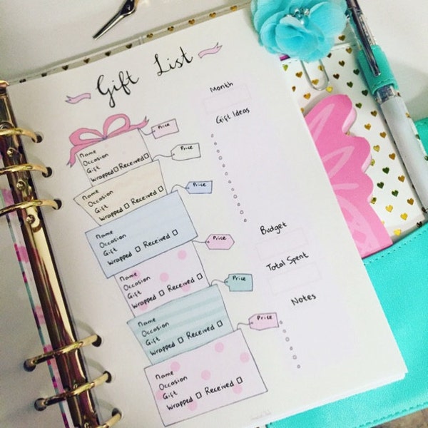 Fun Hand-drawn Reading Tracker Cute A5 Printable Reading Journal Book ...