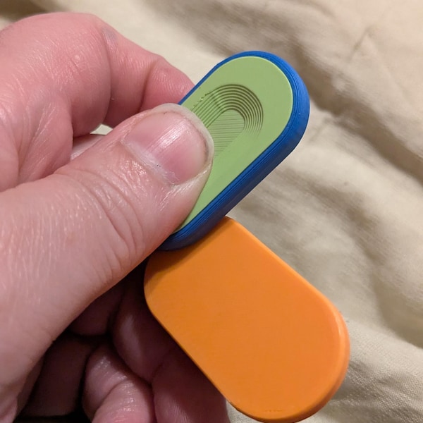 The Pill - Customizable Fidget Slider 3D Printed - Etsy