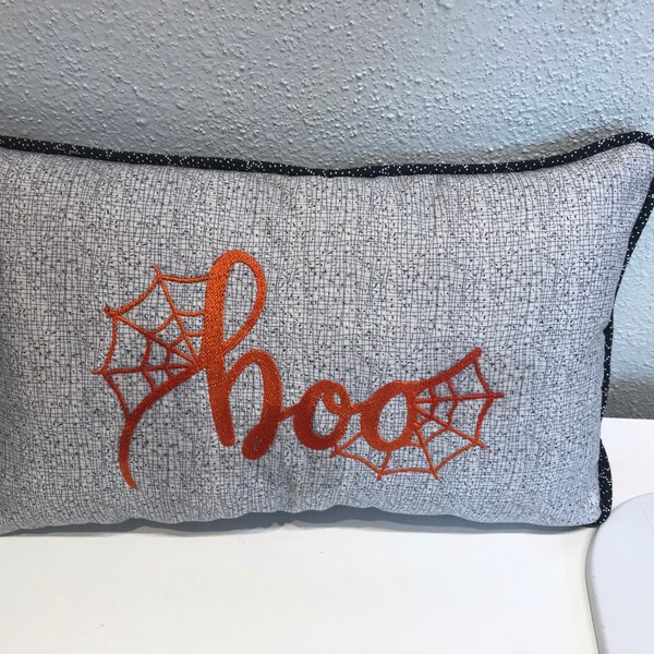Halloween Boo Embroidery Design - 7 Sizes Formats: Dst Exp Hus Jef Pes ...