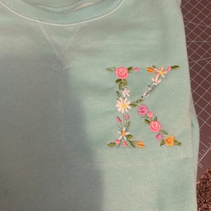 Machine Embroidery Alphabet Small Letters With Flowers 1.68 / 43 Mm ...