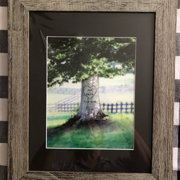 Personalized Tree Art, Tree Wall Art, Custom Print, Personalized Gifts ...