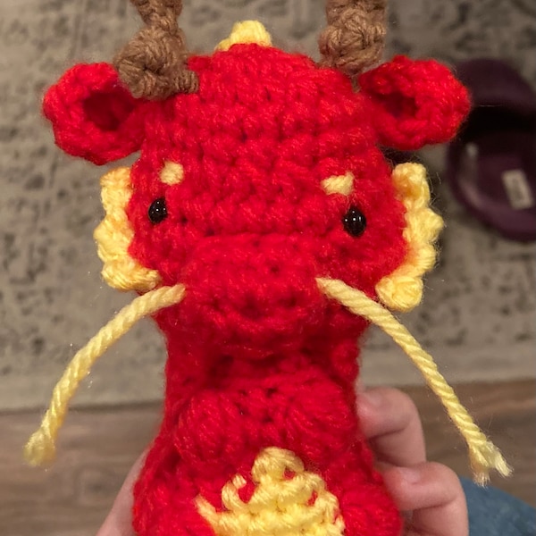 PDF Pattern: Loong the Chubby Dragon - Etsy