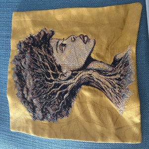 African Woman Machine Embroidery Design. African Tree. Instant Download ...