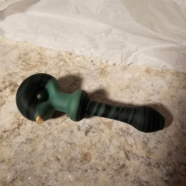 Glass Pipe, Tree Pipe, Black Glass Pipes, Black Sandblasted Bat Pipe ...