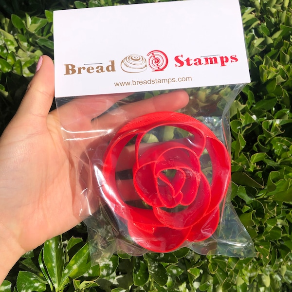 3.5″ Rose Pattern Pan Dulce Stamp / Concha Stamp Rose Pattern for Rose ...