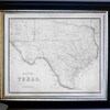 Large Vintage Map of Texas, Ready to Hang Canvas Gallery Wrap or Rolled ...