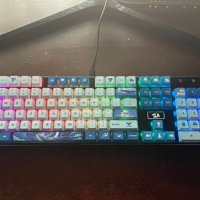 152PCS Akira Theme Keycap Set,japanese Keycap,anime Keycap,pbt Keycap ...
