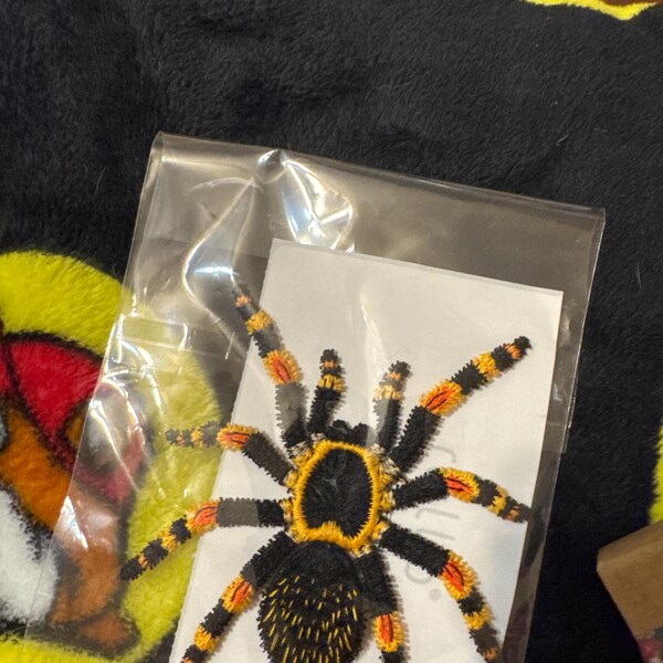 Spider Web Collar Patch - Etsy