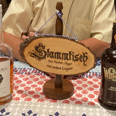 Stammtisch Sign, German Gifts, German Sign, Reserved Table, Bavarian ...