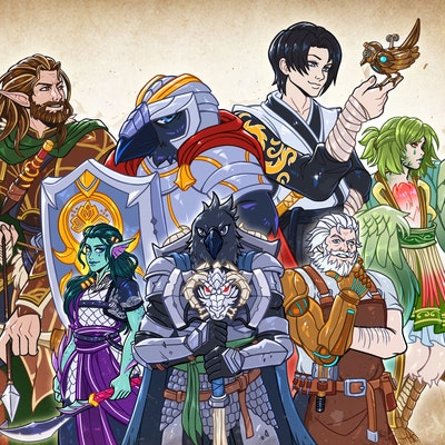 Personalized Dnd Character Commission Custom DND Character Art ...