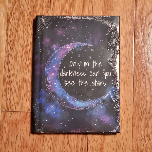 Personalized Van Gogh Style Stained Glass Notebook, Starry Night Design ...