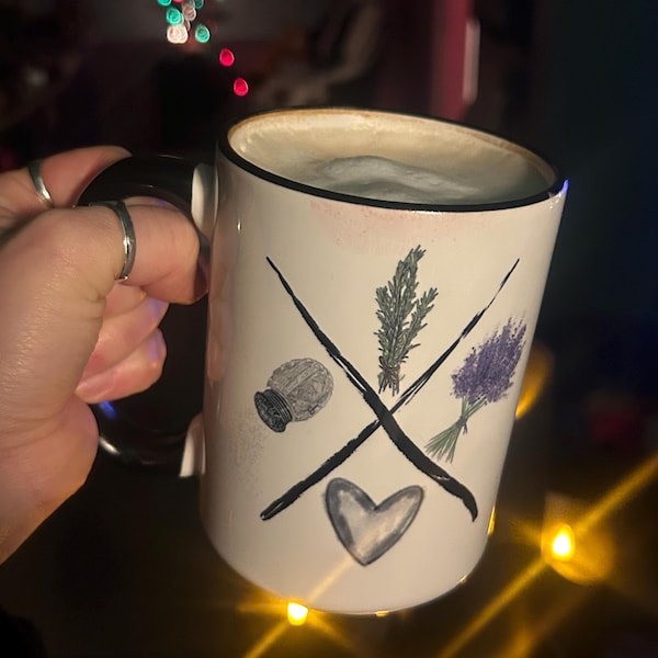 Labyrinth "through Dangers Untold..." Labyrinth Mug, Labyrinth Cup ...