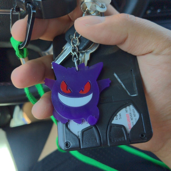 Gengar and Haunter Acrylic Keychain - Etsy