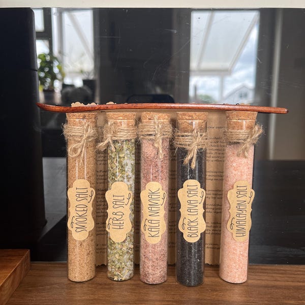 Gourmet Salt Collection Gift Set Box | Pack of 5 Samples | Lava Salt ...